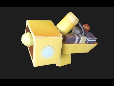 Evil Morty Portal Gun [Paper Model]
