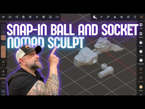 Want Perfect Snap in Ball and Socket Joints in Nomad Sculpt? Watch This Now