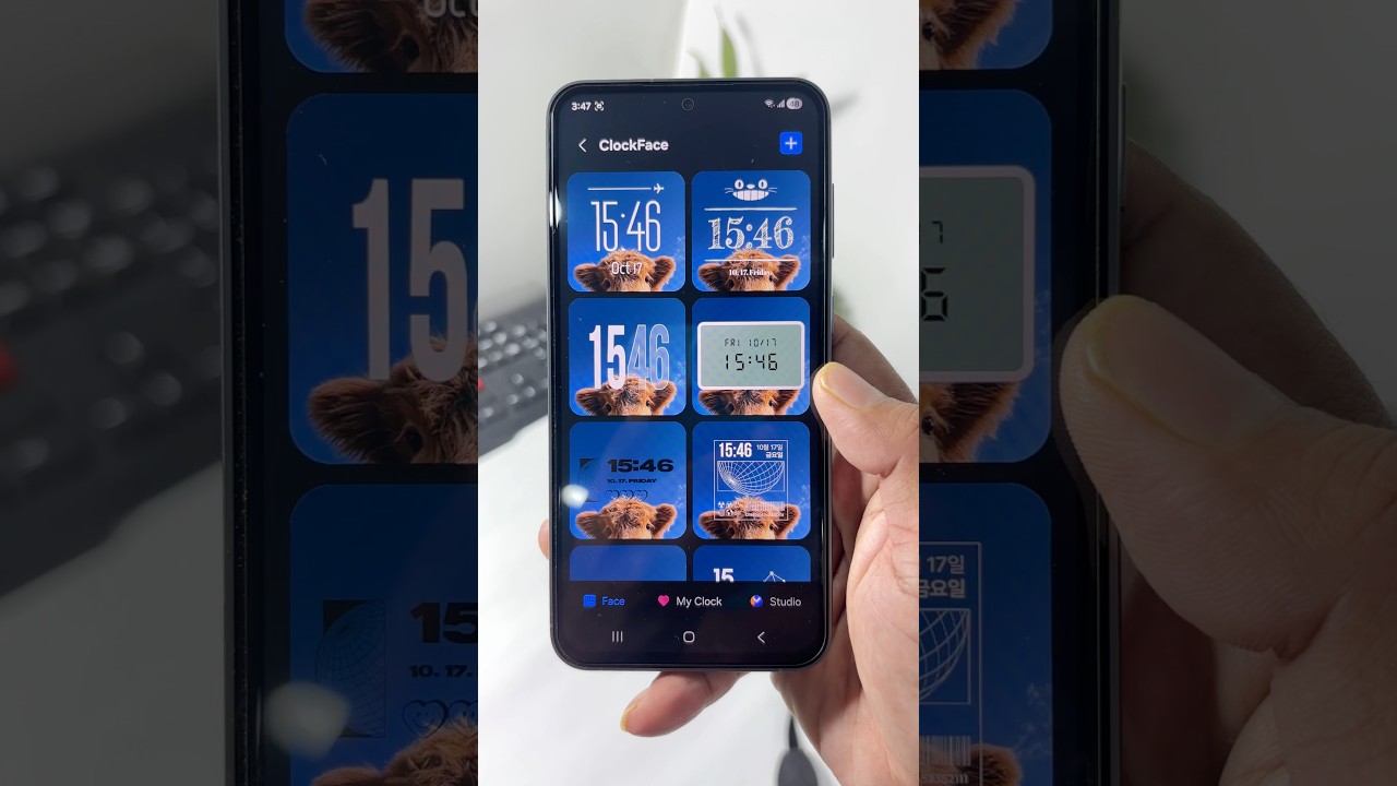 One UI 8 New Lock Screen Clock Face #oneui #oneui8 #oneui8update #samsung