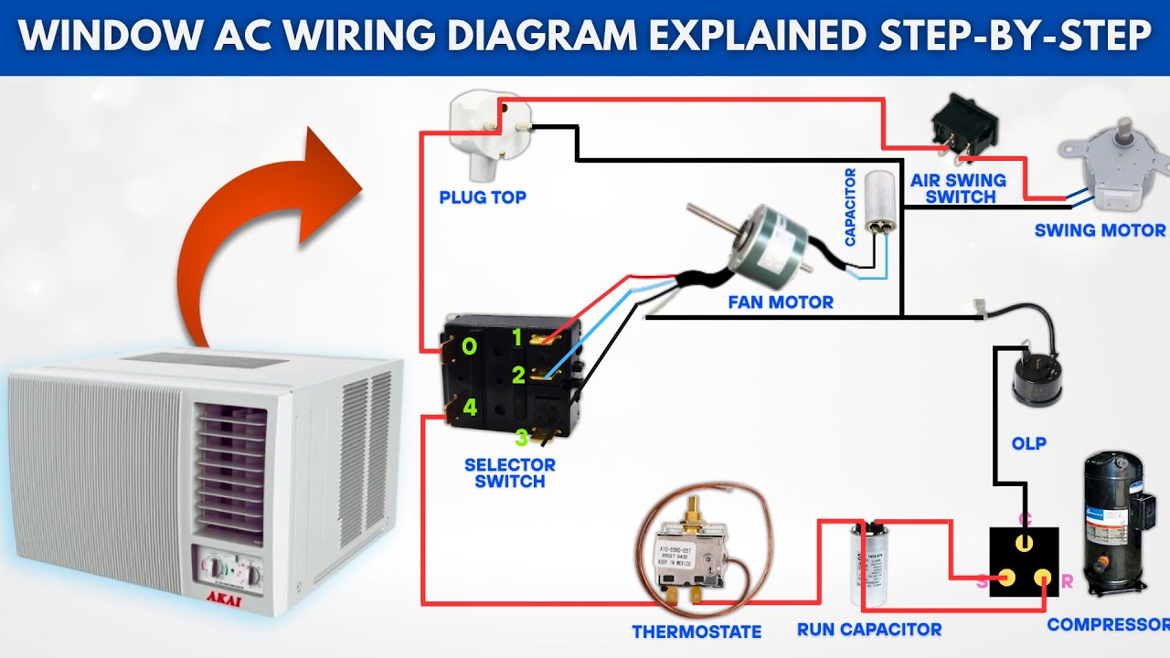 Window AC Wiring Diagram Explained Step-by-Step