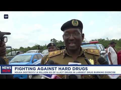 NDLEA destroys 1.6 million kg of illicit drugs in largest drug burning exercise