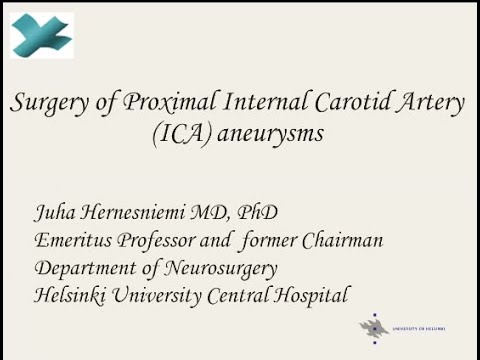 Surgery of Proximal Internal Carotid Artery ICA Aneurysms
