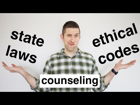 Counseling Legislation VS. ACA Code of Ethics