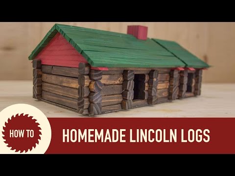 Make Your Own DIY Lincoln Logs From Scrap Lumber