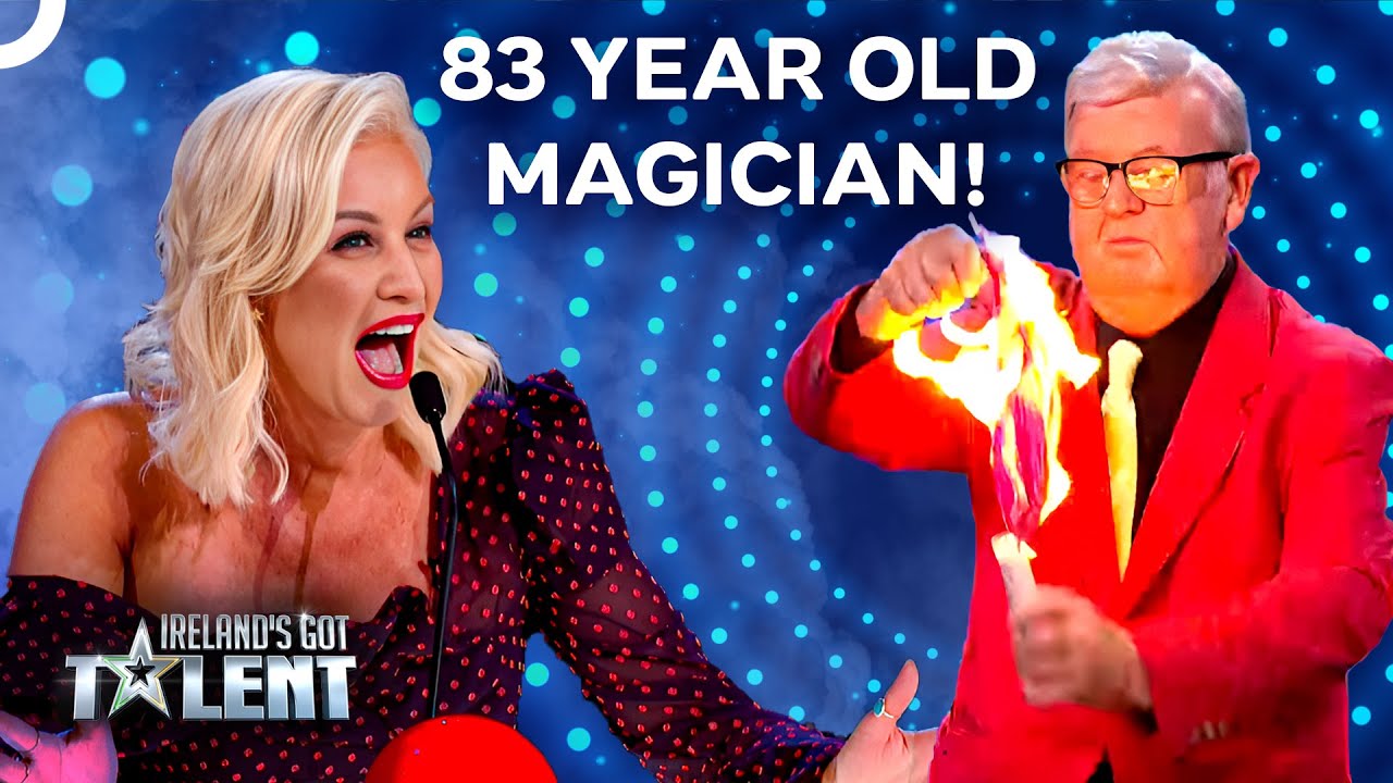83 Year Old Magician Left the Judges SPEECHLESS! | Ireland's Got Talent