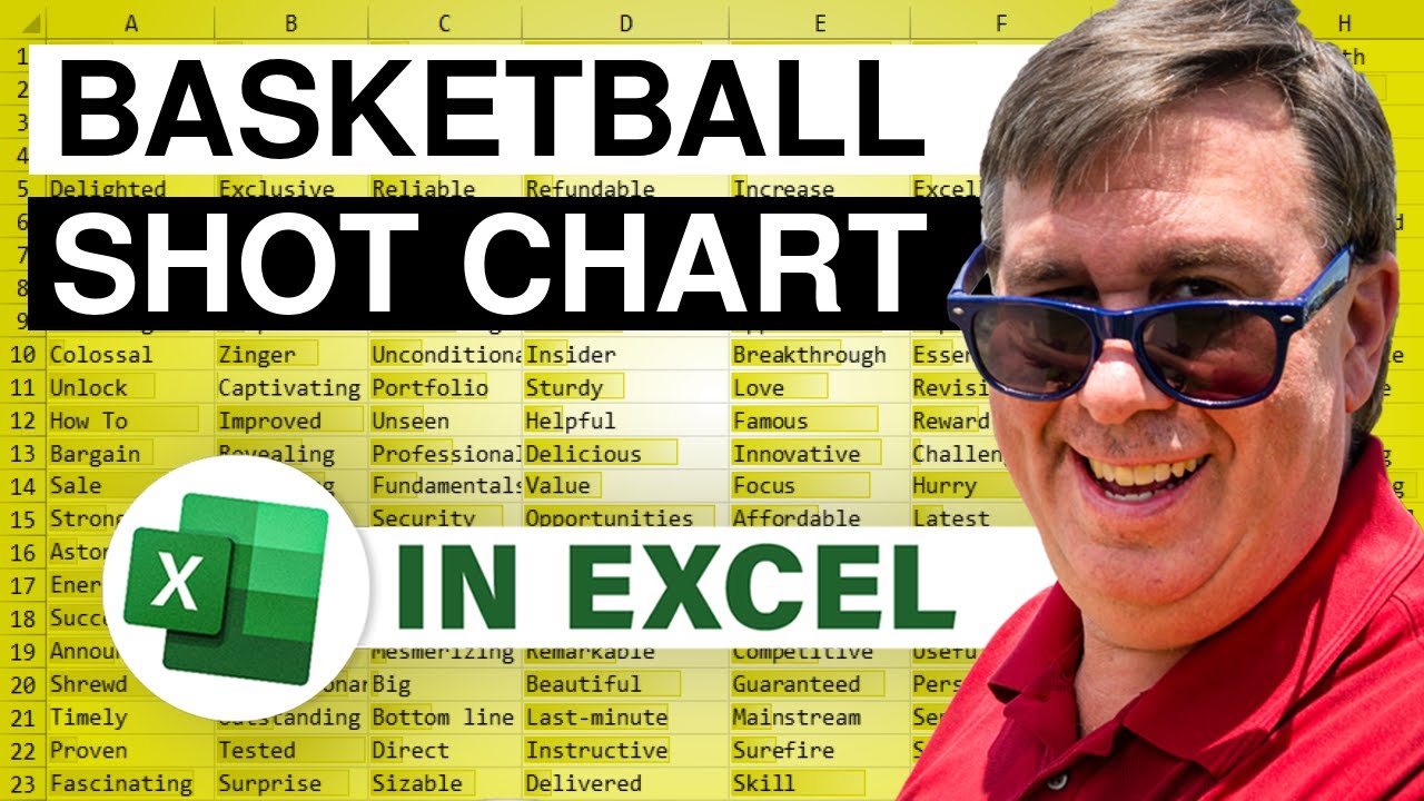 Excel - Create an NBA Shot Chart Using Python & Copilot | LeBron James - 16 Playoffs - Episode ...