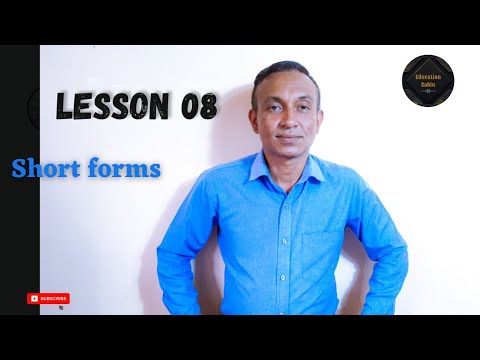 contraction( short form ) වචන දෙකක් එකතු කරලා කෙටි යෙදුමක් හදාගන්නේ කොහොමද 😲 අනිවරයෙන්ම බලන්න..❤️❤️
