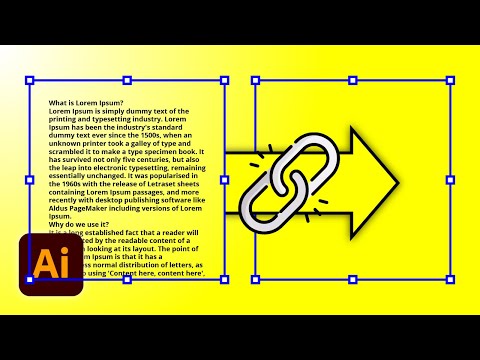 How To Link Text Boxes In Illustrator