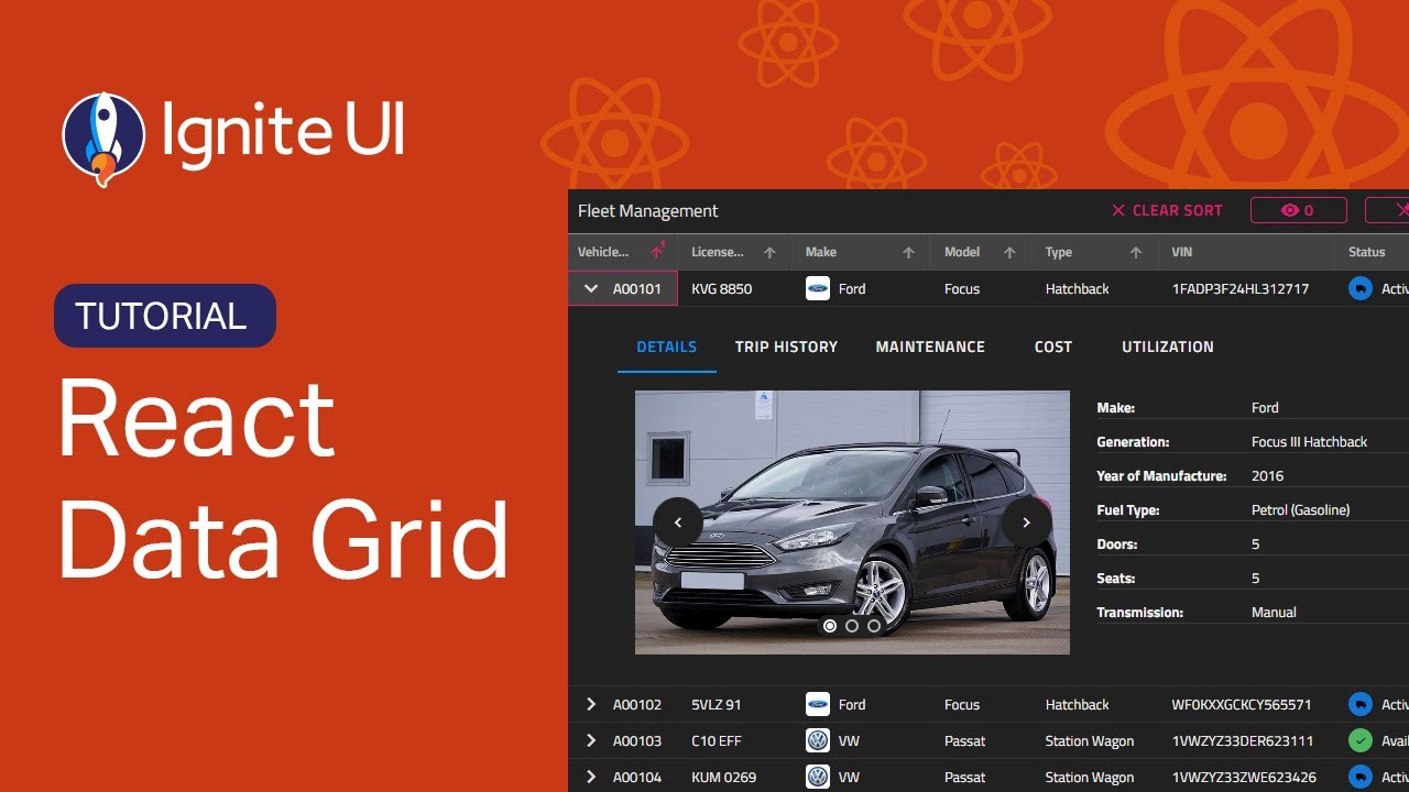 React Data Grid Tutorial: Getting Started with Ignite UI Grid
