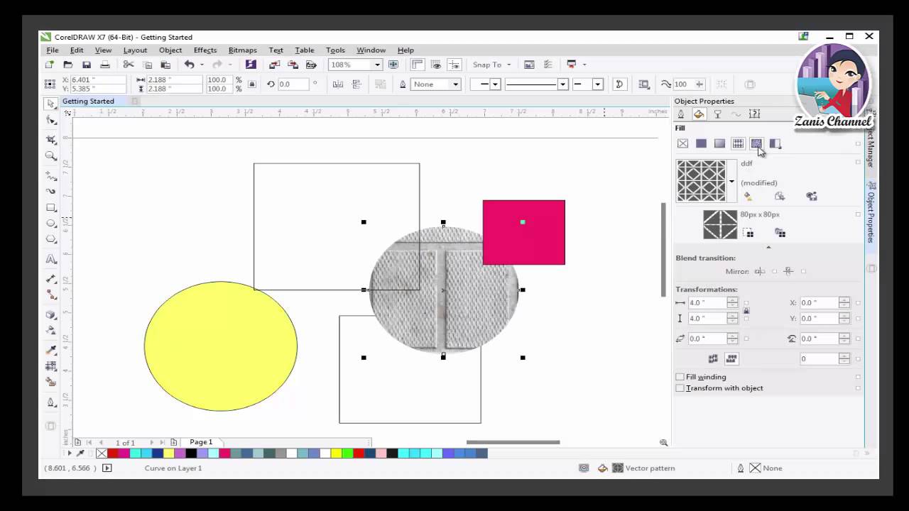 CorelDRAW X7 Lesson - Object Properties