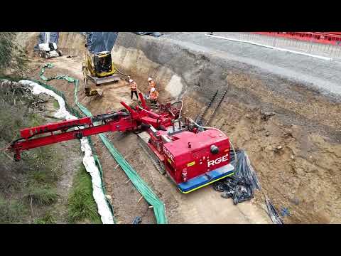 P157 - Rix Ground Engineering, Mountain Ash Road, Goulburn, Soil Nails and Shotcrete