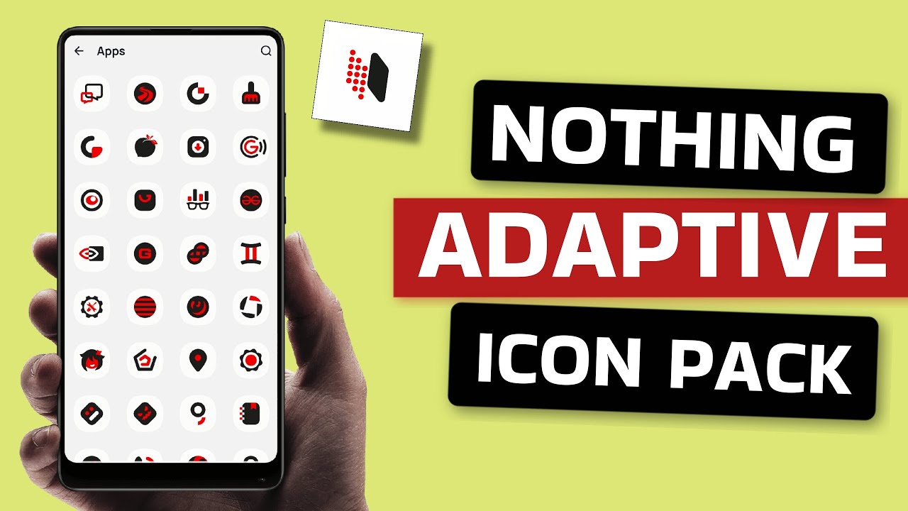 Best Nothing Adaptive Icon Pack App for Android