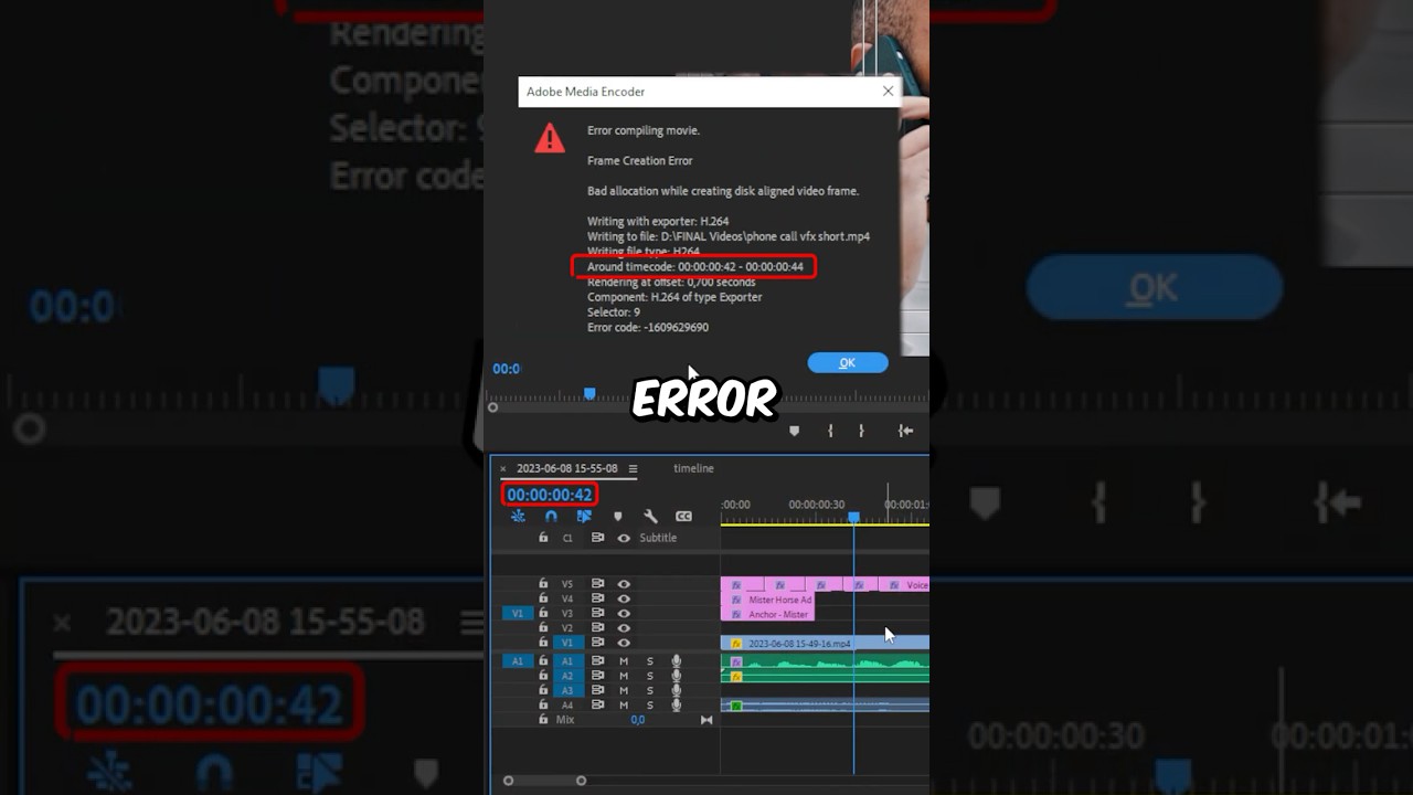 How To Fix Error Compiling Movie Exporting Error in Premiere Pro