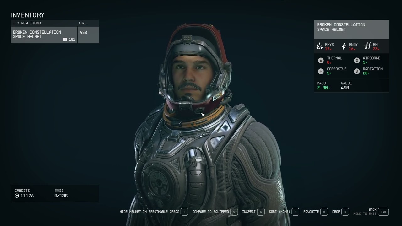 Starfield Broken Constellation Space Helmet Console Command Code