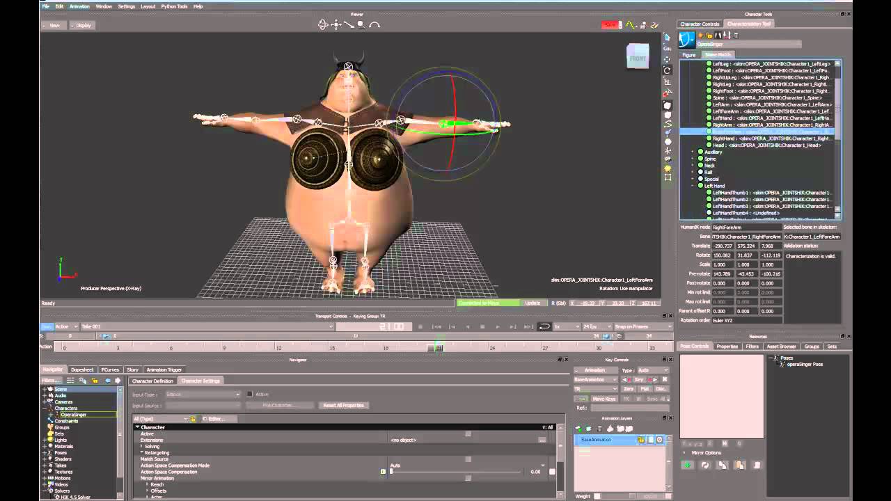 MotionBuilder Characterization Tool