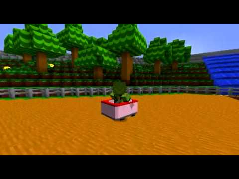 Mario Kraft - Map 2 : Yoshi's Falls (DS) Minecraft Map