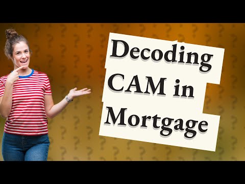 What is CAM in mortgage?