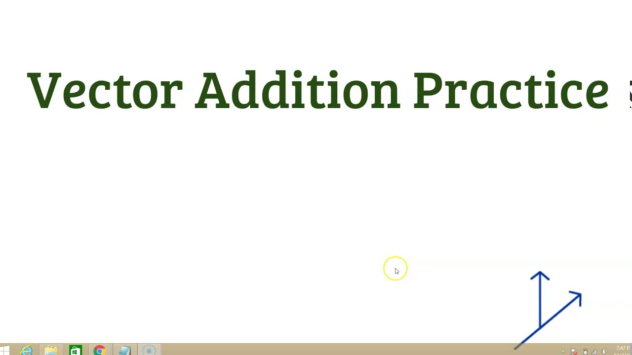 SPH3U 1.5 - Vector Addition Problem Solving