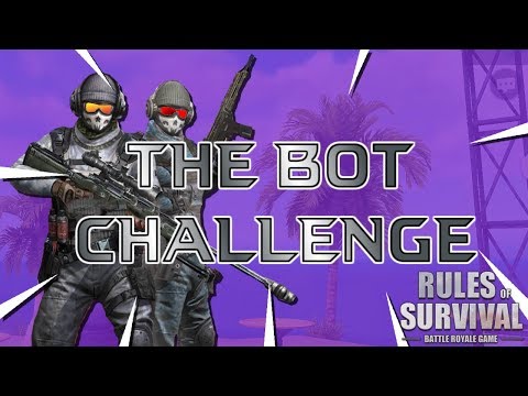 WIN THE GAME AS A BOT! | INSANE Challenge! | Rules of Survival