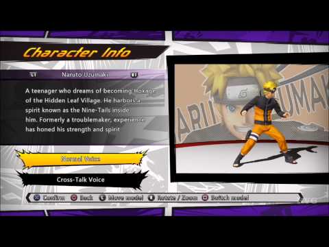 J-Stars Victory Vs+ - All Characters | Info List (PS4 HD) [1080p]