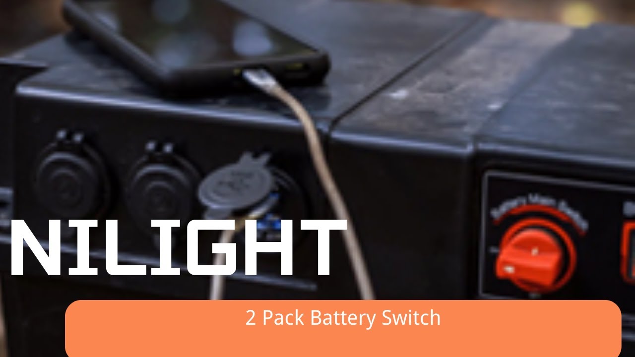 🔌⚡ Nilight Heavy-Duty Battery Disconnect Switch | 12–48V Power Cut & Safety Control