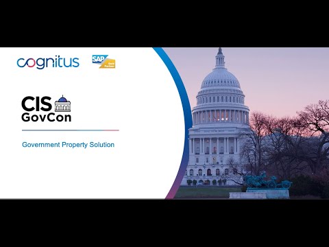 Government Property Solution Demo | CIS-GovCon | Cognitus