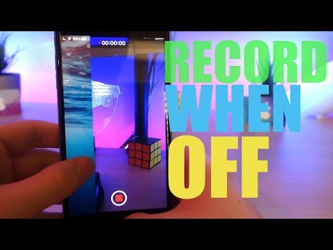 HOW TO SECRETLY RECORD FROM THE LOCKSCREEN WITH THE SCREEN OFF