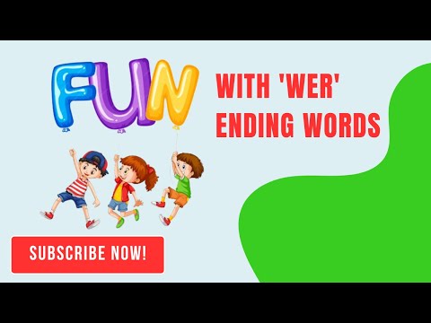 Word Game Challenge: Fun with 'WER' Ending Words