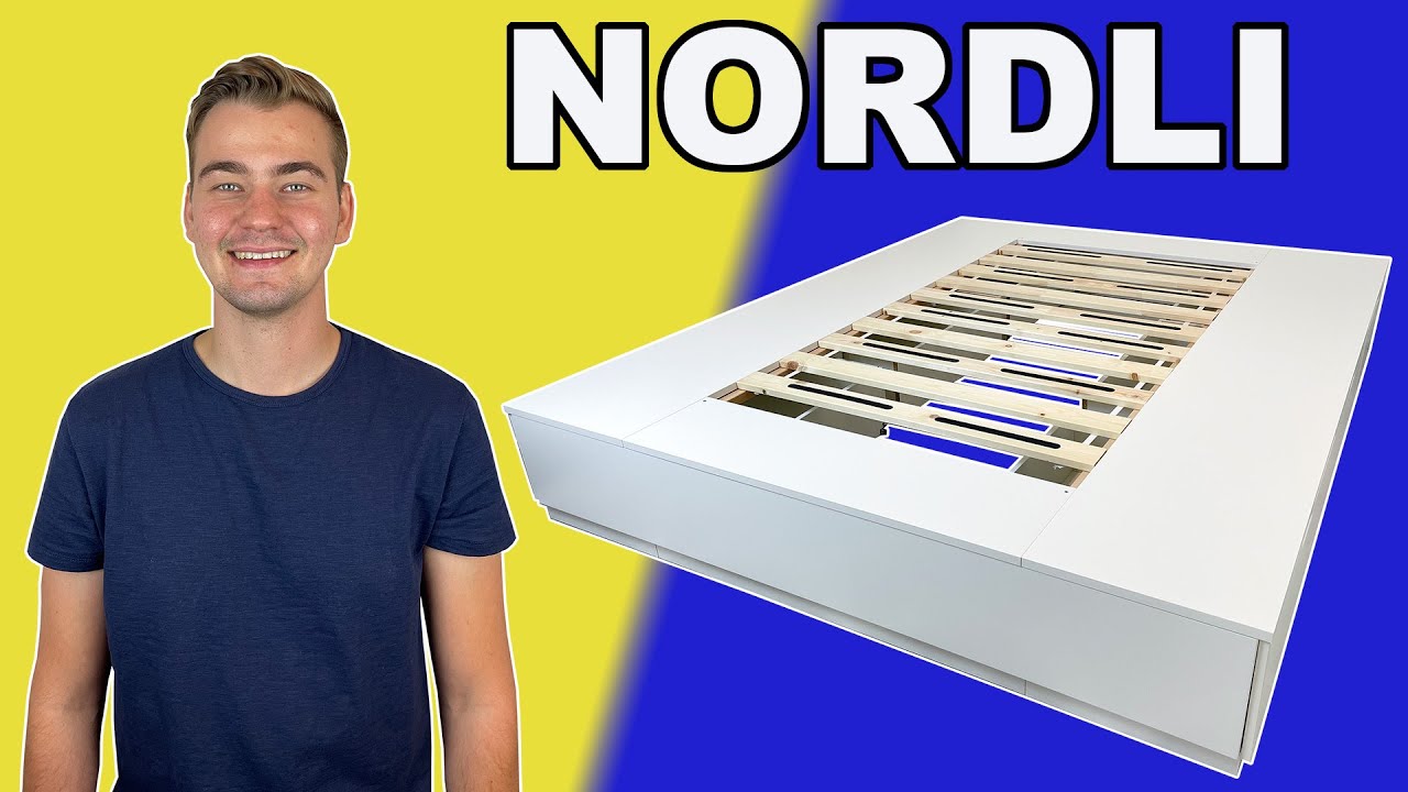 How to DISASSEMBLE NORDLI Bed Frame IKEA Tutorial