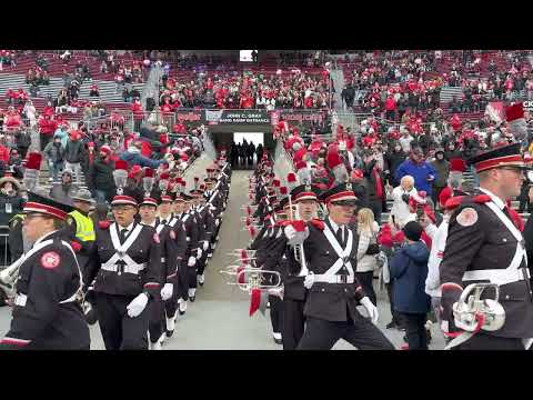 Ohio State Marching Band Ramp Entrance In The Snow - TBDBITL in 4K