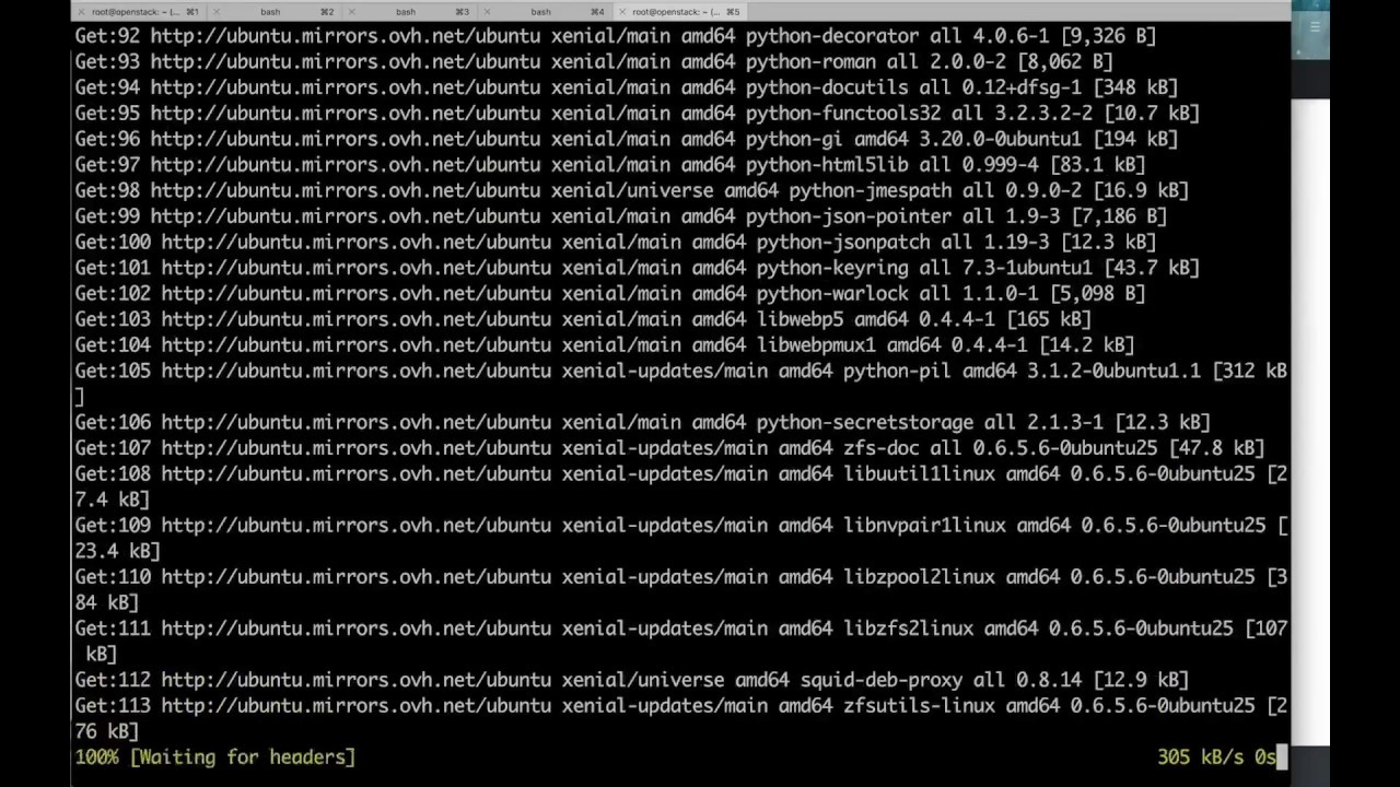 Deploying a Single Node OpenStack Development Cluster
