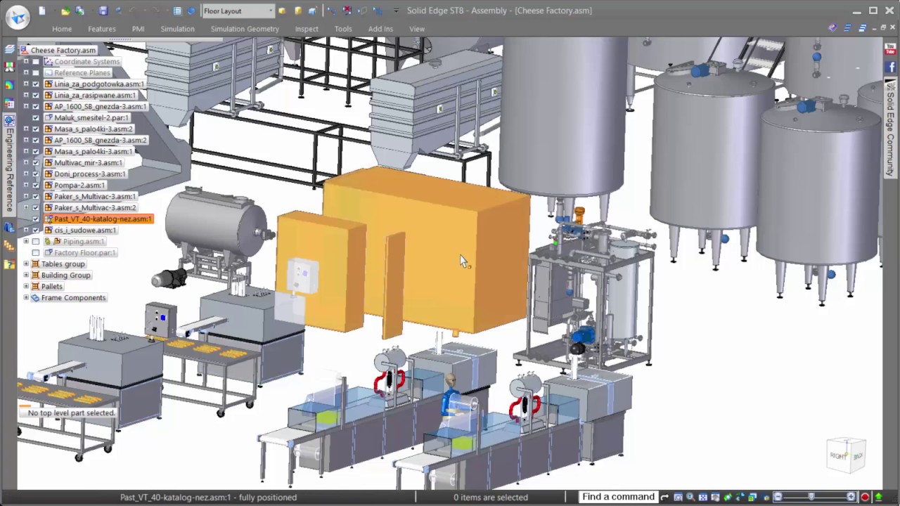 Large Assembly Modeling in Solid Edge