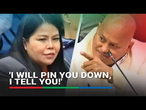 Fuming Bato confronts Mary Ann Maslog: You tried to convince Alice Guo to implicate me, Duterte