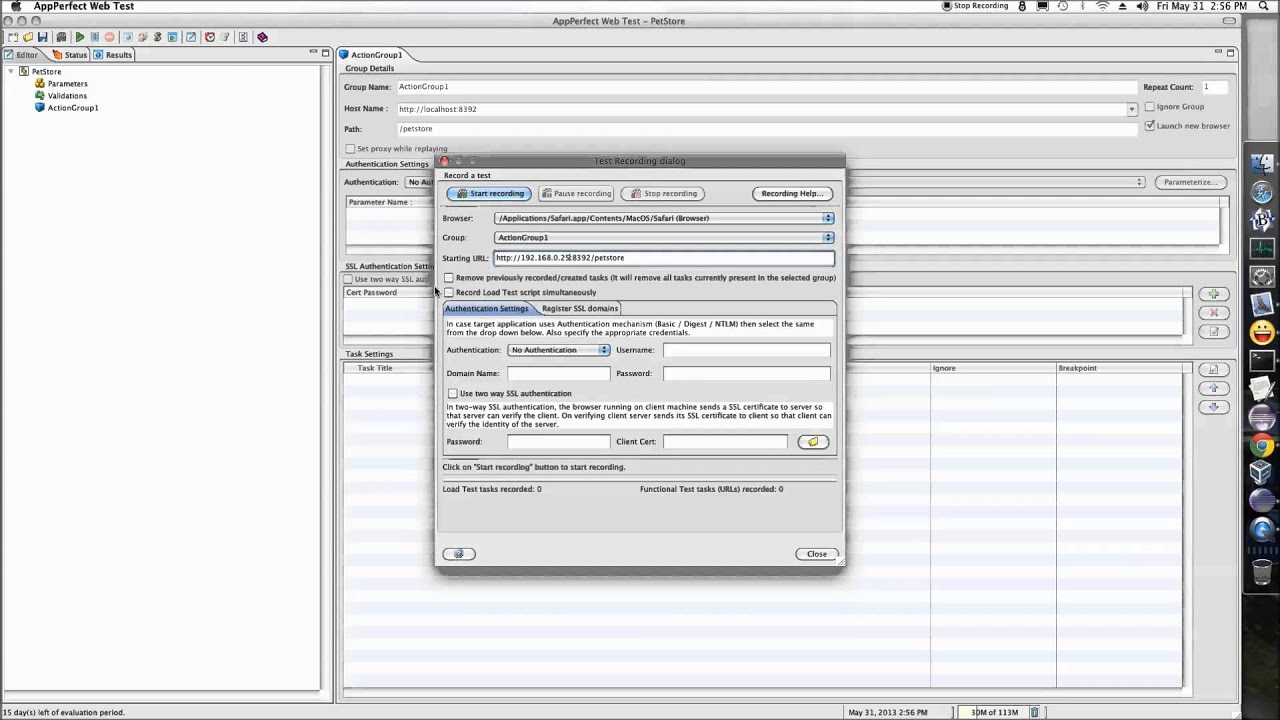 Web Test | RecordingTest
