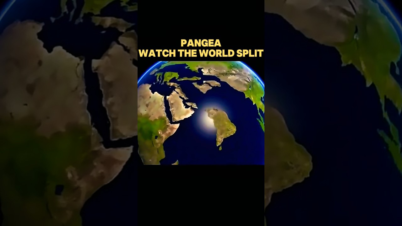 PANGEA Watch the Continents Move (Fast Forward) #ContinentalDrift #Pangea #PlateTectonics #Earth