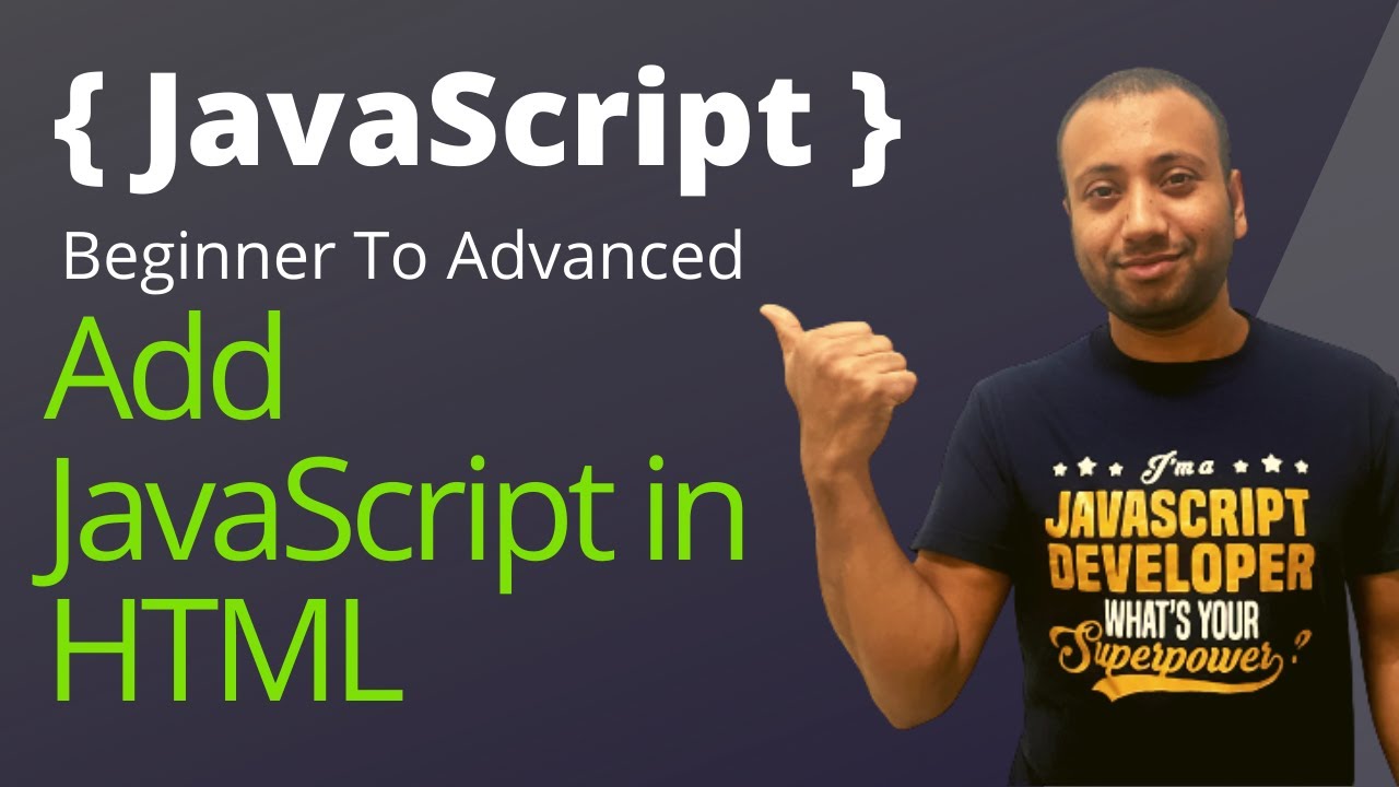 javascript bangla tutorial 3 : how to add JavaScript in html
