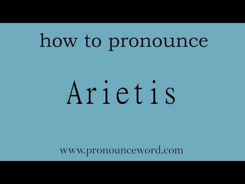 how to pronounce the english word Arietis.amazing resource.learn from me.