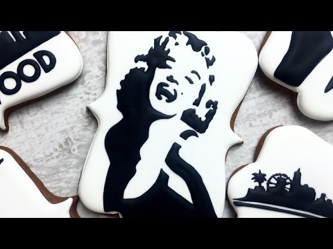 HOLLYWOOD SILHOUETTES COOKIES by TaleCookies