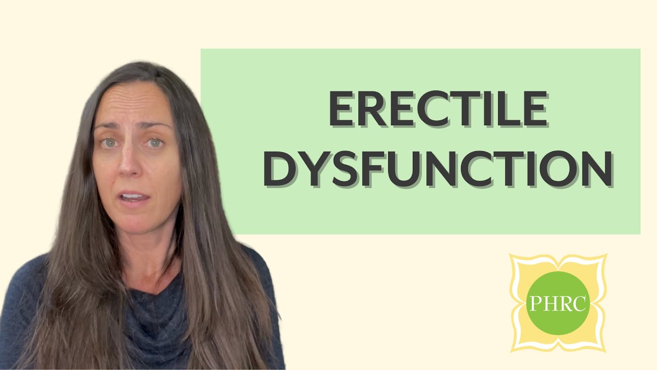 Erectile Dysfunction and Your Pelvic Floor | Pelvic Health & Rehabilitation Center