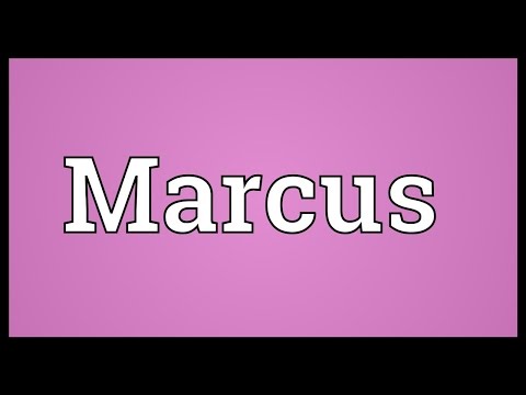 Marcus Meaning