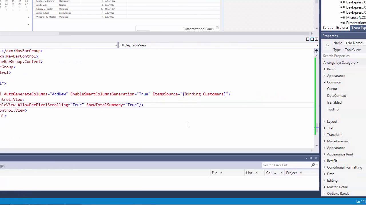 WPF Grid Control - Getting Started