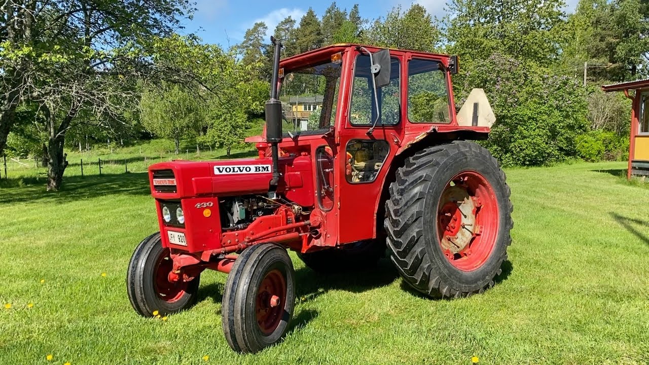 Veterantraktor Volvo BM T 430 I, Nynäshamn, Klaravik auktio