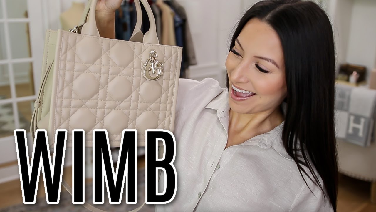 WIMB + First Impressions DIOR BOOK TOTE *My bag of the Month* 5 Minute Friday