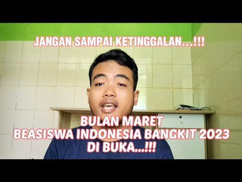 LPDP KEMENAG|Beasiswa Indonesia Bangkit 2023 dibuka bulan MARET.....!!!!