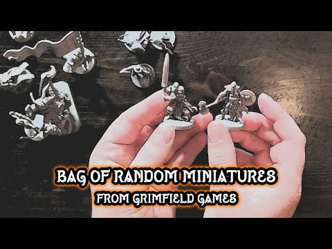 Random Minis I got for free from Grimfield Games!