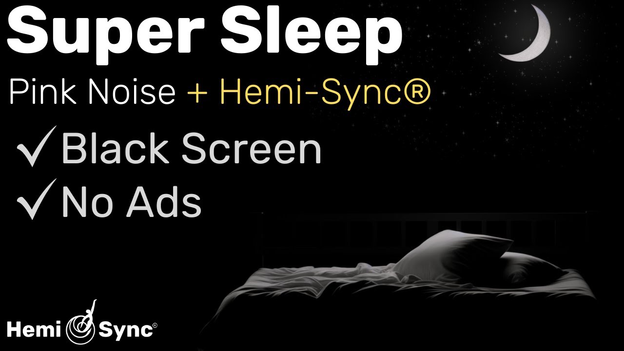 8 Hours of Relaxing Sleep Sounds | Super Sleep, Delta Waves, Pink Noise | No Ads #binaural #sleep
