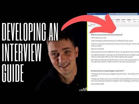 How to develop an interview guide in qualitative research (step by step guide with examples)