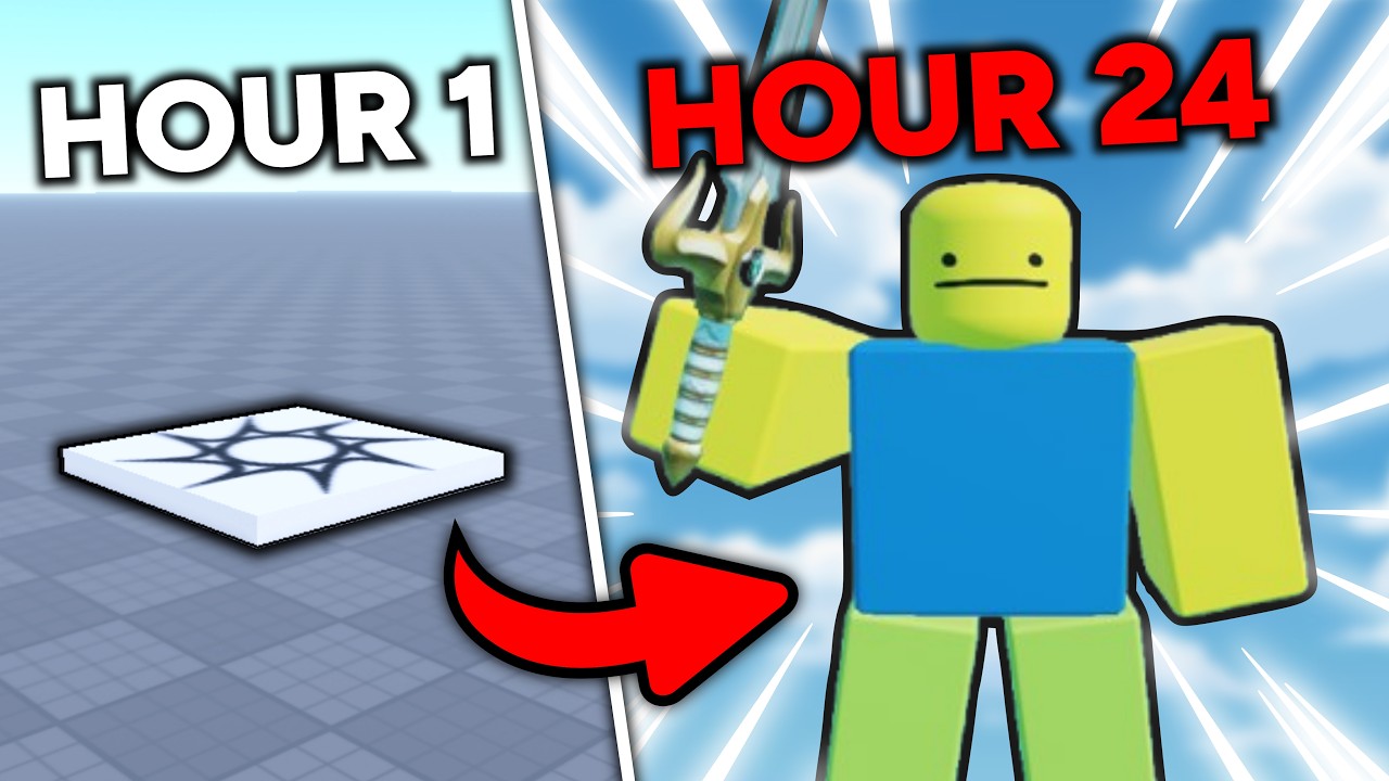 I Made a 2D Roblox Game in 24 HOURS