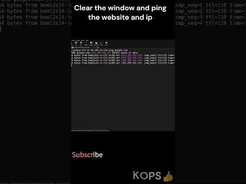 Linux command: bing and clear windows ctl + l #linuxcommands #linuxcommand