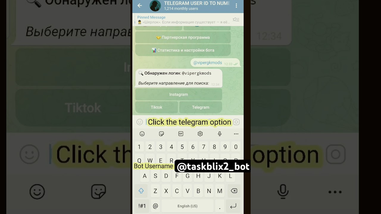 Convert Telegram Username to Phone Number Instantly | UsernameToNumberBot #osint #bot #shorts #hack